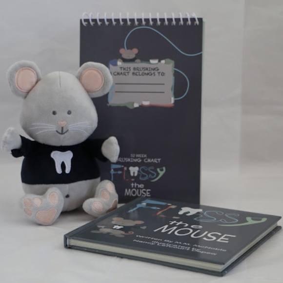 Flossy the Mouse | Other | Flossy The Mouse Kit 52 Week Brushing Chart ...